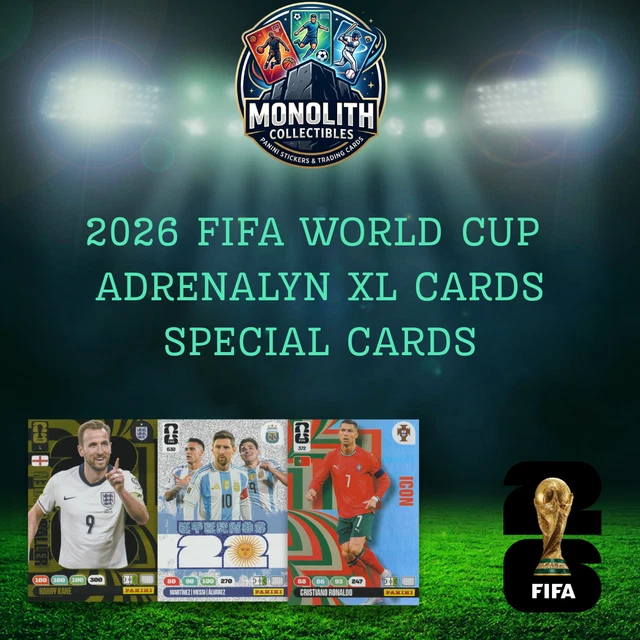 2026 FIFA WORLD Cup Adrenalyn XL Cards - Pick Your Cards - Special ...