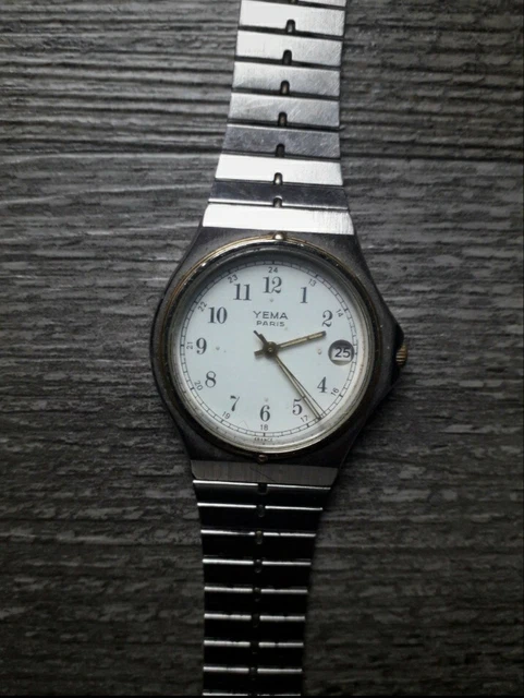 MONTRE VINTAGE HOMME yema style royal fonctionne bien. EUR 39,31 ...