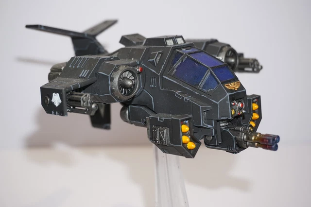 WARHAMMER 40K SPACE Marine Stormhawk Interceptor Raven Guard £69.75 ...
