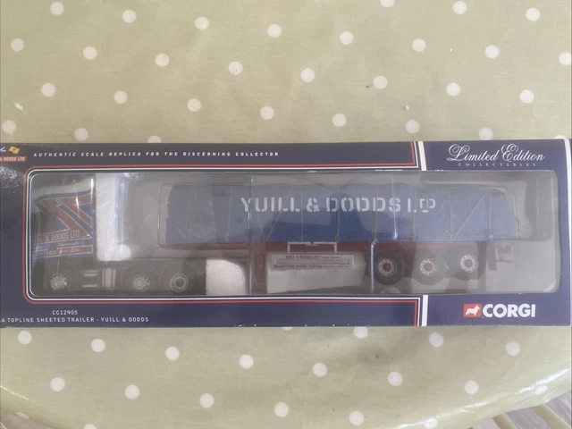 CORGI HAULIERS OF Renown 1:50 Scale Scania Topline Sheeted trailer £47. ...
