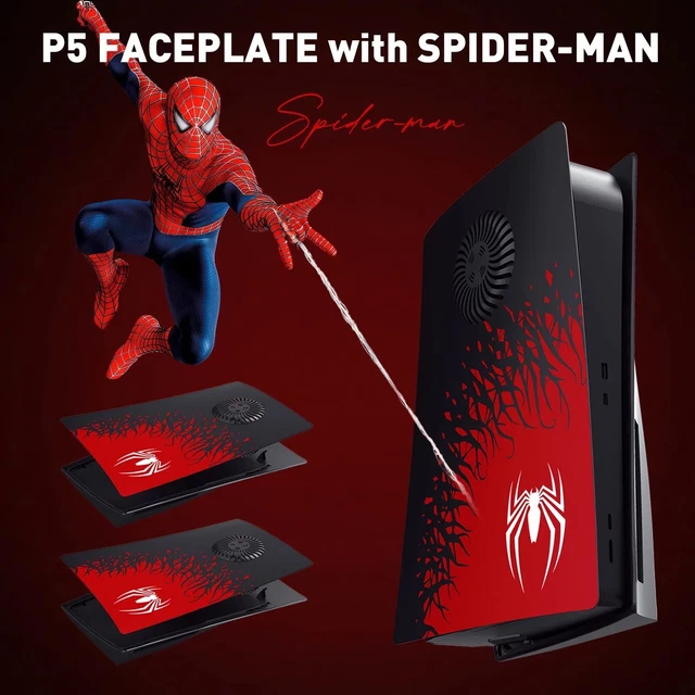 MARVEL SPIDER-MAN 2 PlayStation 5 PS5 Faceplate Disk Version Vented ...