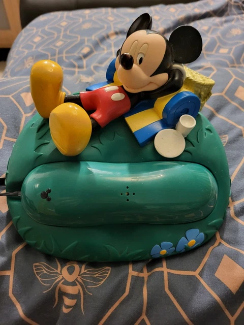 VINTAGE MICKEY MOUSE Landline Telephone £37.10 - PicClick UK