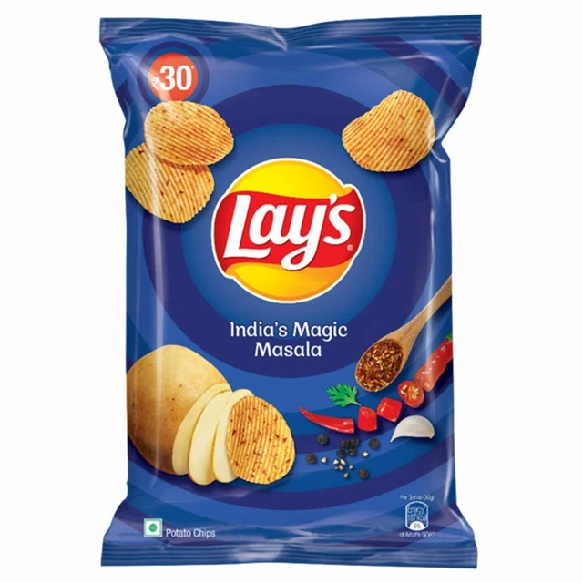 LAYS POTATO CHIPS India's Magic Masala,73 gm pack of 2 £12.17 - PicClick UK