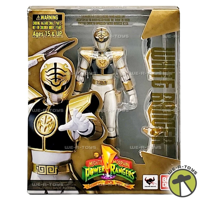 S.H. FIGUARTS MIGHTY Morphin Power Rangers White Ranger Action Figure ...