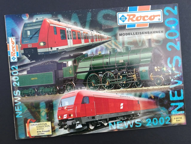 CATALOGO MODELLINI FERROVIARI Roco ""News 2002", DIN A4, 76 pagine, nuovo! EUR 5,95 - PicClick IT