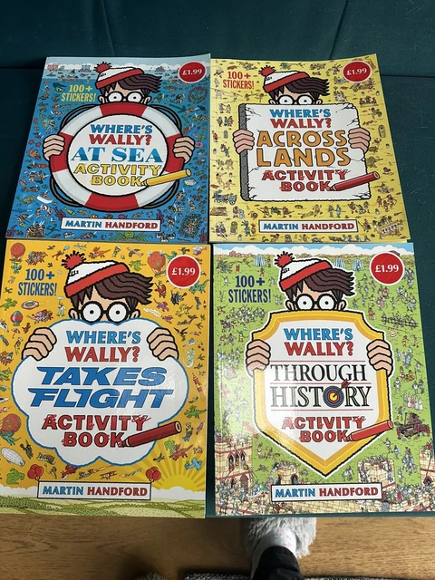 WHERES WALLY AMAZING Adventures & Activities Collection 4 Books Set ...