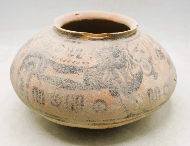ANCIENT INDUS VALLEY Harappan Terracotta Vessel With Beast Motifs 2000 ...