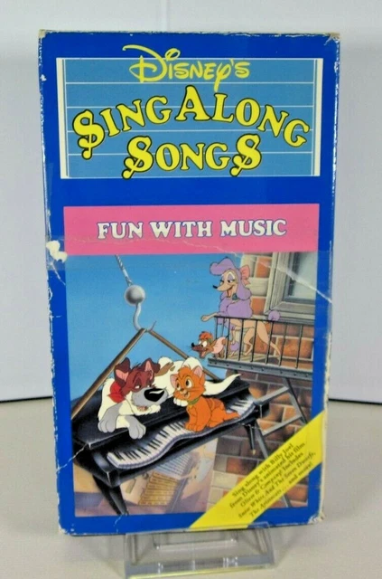 DISNEY'S SING ALONG Songs Fun With Music Vhs $8.30 - PicClick CA