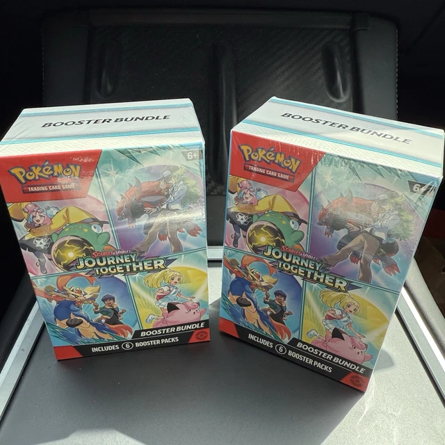POKEMON TCG JOURNEY Together Booster Bundle SEALED- 6 Booster Packs ...