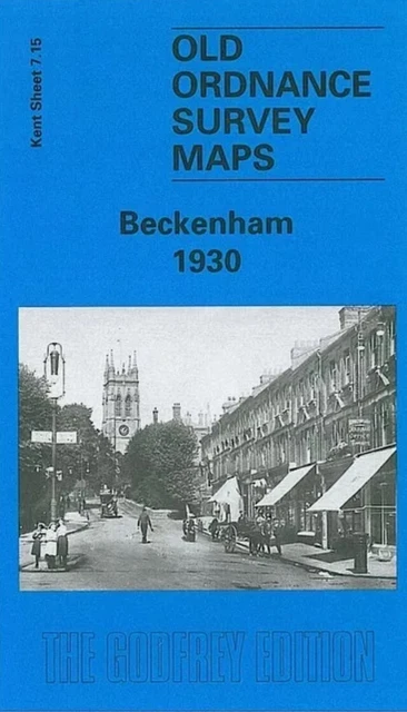 MAP OF BECKENHAM 1930 Kent Sheet 7.15 by Alan Godfrey NEW £3.45 ...