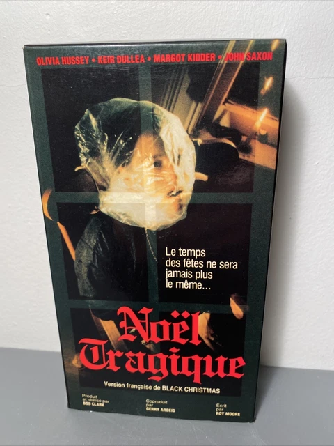 NOËL TRAGIQUE BLACK Christmas VHS Horror Movie Slasher French Nice ...