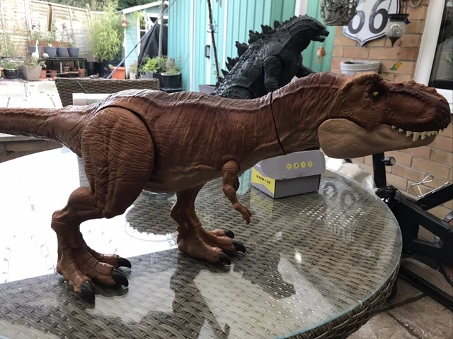 MATTEL JURASSIC WORLD Dominion Super Colossal Tyrannosaurus Rex Action ...