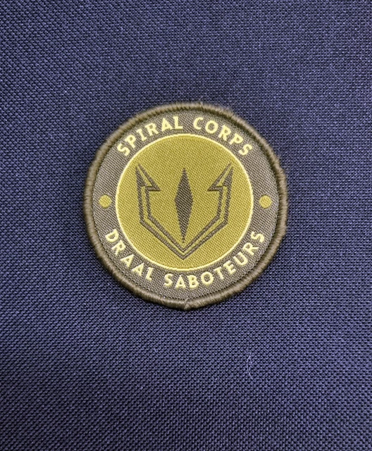 INFINITY TOHAA TAQEUL Taquel Draal Spiral Corps Patch Collectible ...