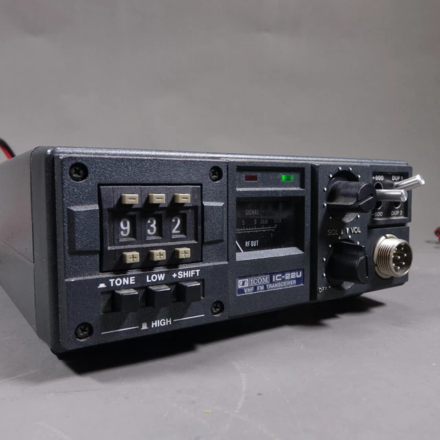 VINTAGE ICOM IC-22U VHF Transceiver Radio #2 - Powers On $79.99 - PicClick