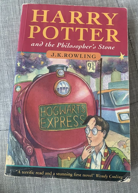 HARRY POTTER AND the Philosopher's Stone, JK Rowling, signed second ...