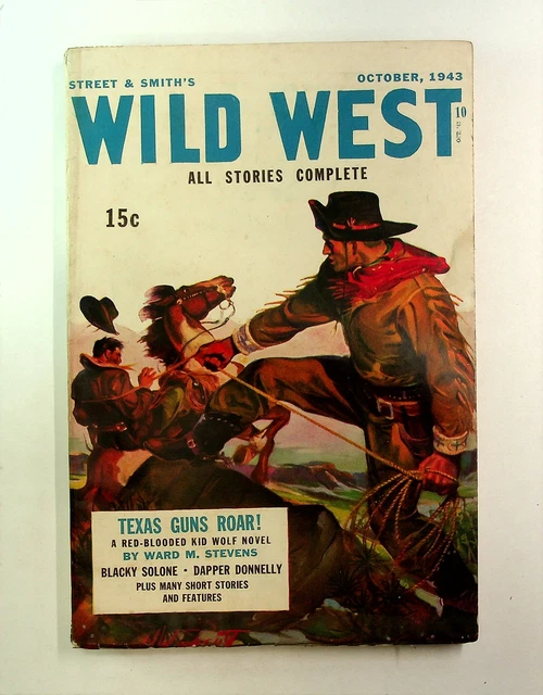 WILD WEST WEEKLY Pulp Oct 1943 Vol. 163 #1 GD- 1.8 £16.54 - PicClick UK