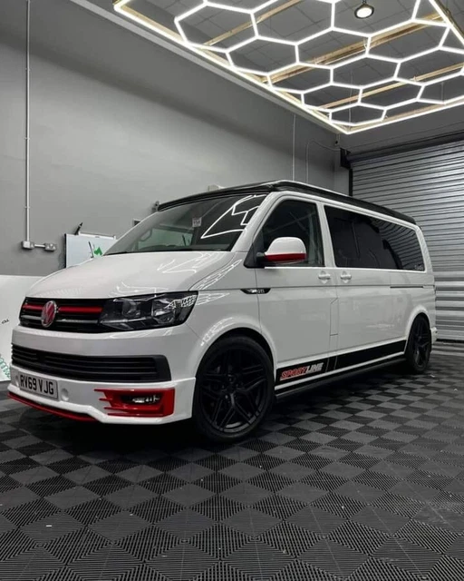 VW TRANSPORTER CAMPER Side Stripes Sportline Decals Stickers Van ...