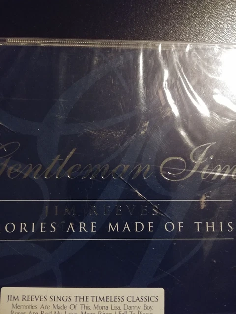 JIM REEVES GENTLEMAN Jim Music Cd New & Sealed Large Tear On Wrap See ...
