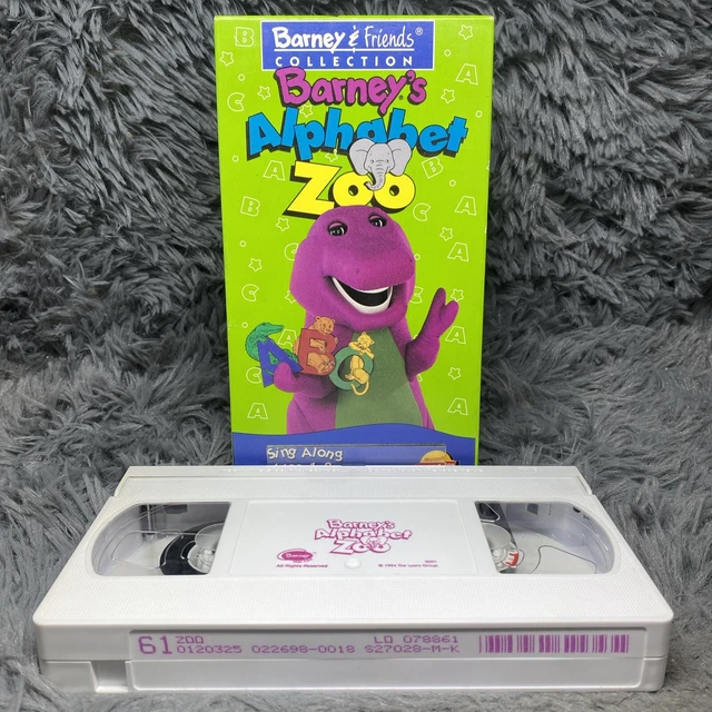 BARNEY AND FRIENDS Collection Barneys Alphabet Zoo VHS 1994 Kids ...