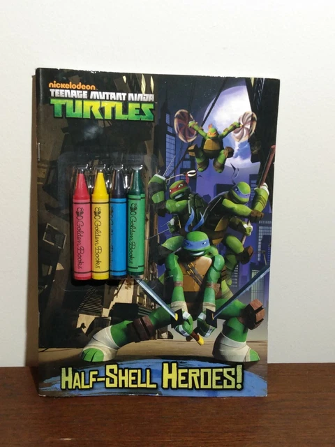 TEENAGE MUTANT NINJA Turtles Half-Shell Heroes Coloring Book Chunky ...