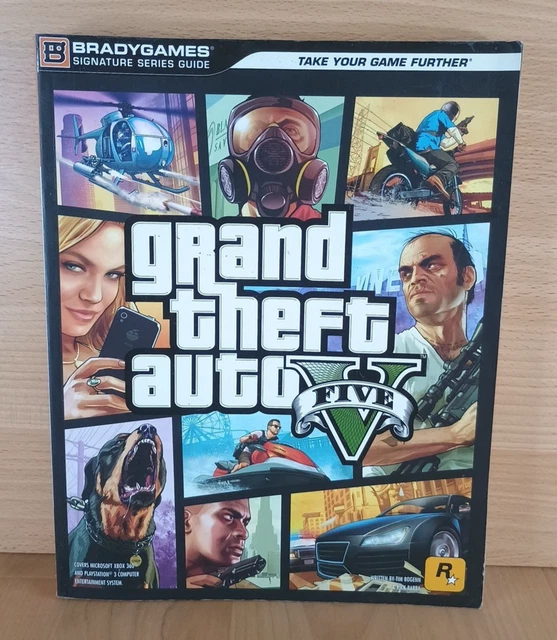 GRAND THEFT AUTO V Five Brady Games Signature Series Guide Walk Through ...