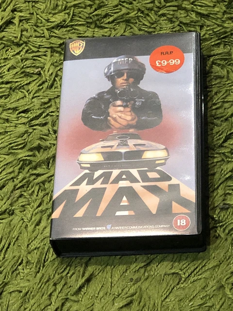 MAD MAX VHS Mel Gibson George Miller 1989 Warner Bros English Printed ...