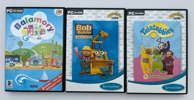 BUNDLE PC CD-ROM Computer Games-CBeebies Bob the Builder, Teletubbies ...