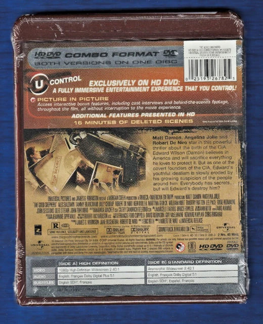 THE GOOD SHEPPARD HD DVD Combo Format Movie NEW SEALED $3.99 - PicClick CA