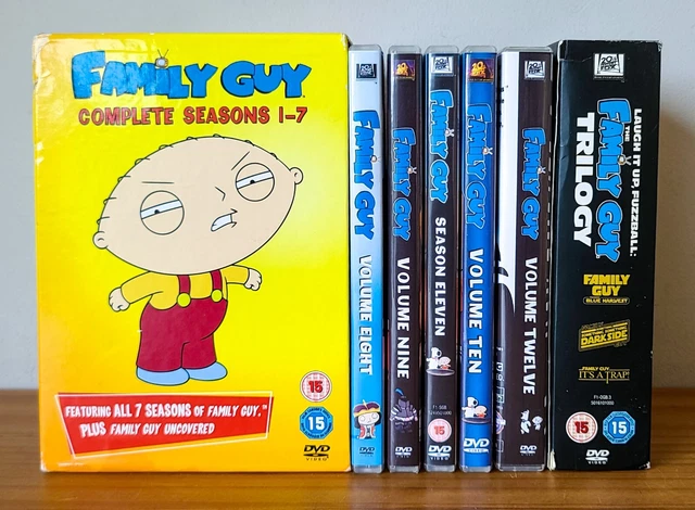 FAMILY GUY DVD Bundle - Seasons 1 - 12 + Family Guy Trilogy Complete ...