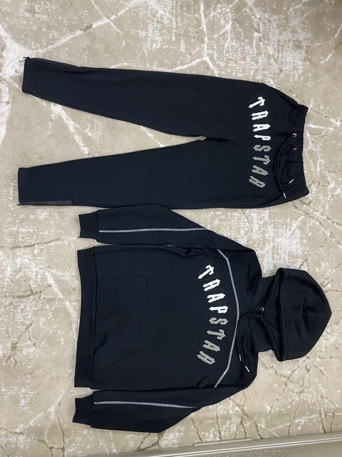TUTA TRAPSTAR NERA Black Tracksuit Traspstar Suit Trapstar Black ...