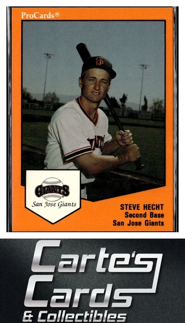 STEVE HECHT 1989 ProCards Minor League Team Set #457 San Jose Giants ...