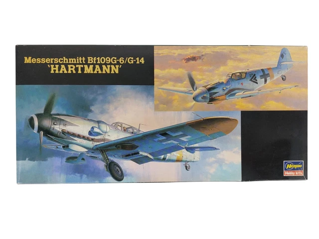 HASEGAWA 52073 MESSERSCHMITT Bf109G-6/G14 Hartmann WW2 Modellbausatz 1: ...
