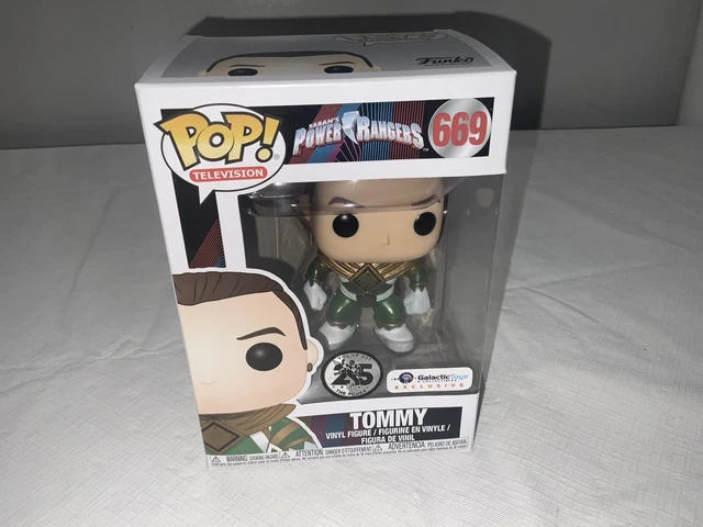 VAULTED FUNKO POP! Power Rangers: TOMMY OLIVER Green Ranger) Galactic ...