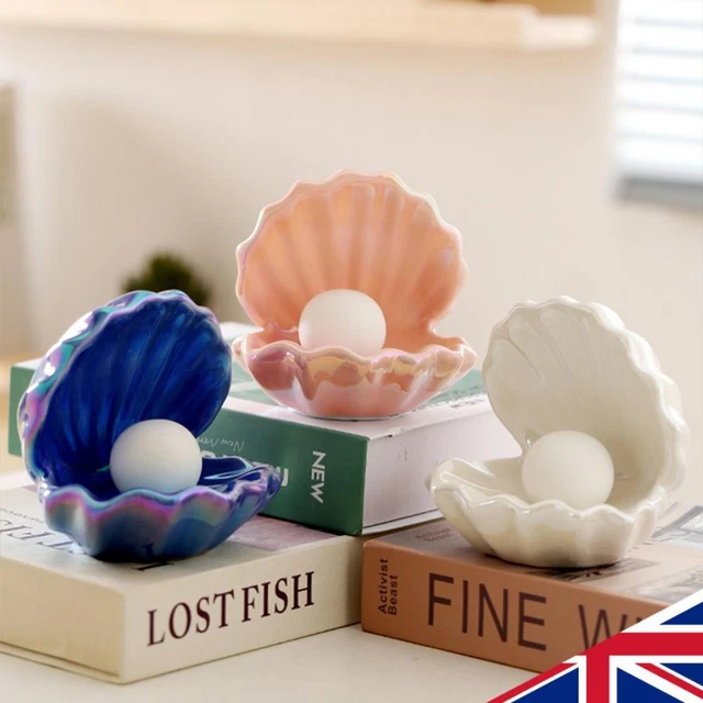 LED SHELL BEDSIDE Light USB/Battery Powered Cute Seashell Light Home ...