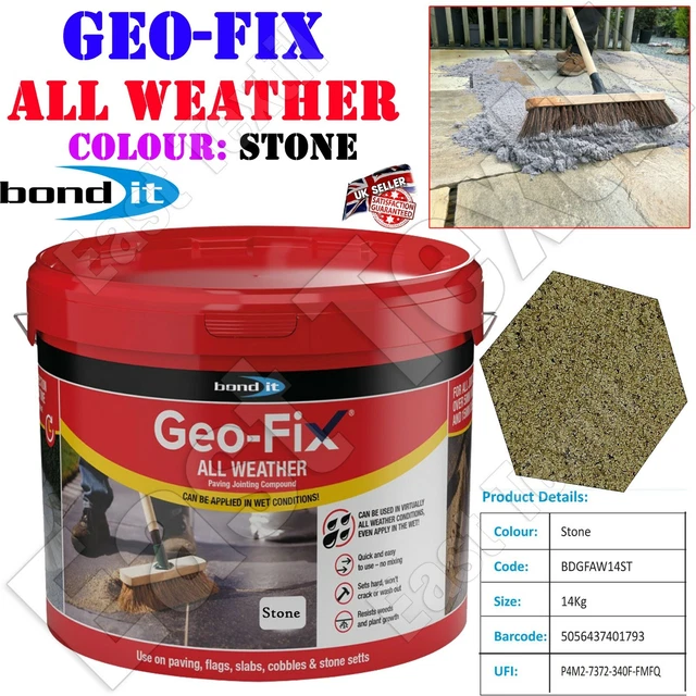 GEOFIX ALL WEATHER Ready Jointing Patio Paving Compound Grout Natural ...