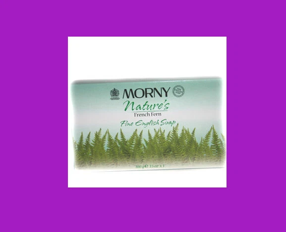 MORNY FINE ENGLISH Soap French Fern 3 x 100g £8.00 - PicClick UK