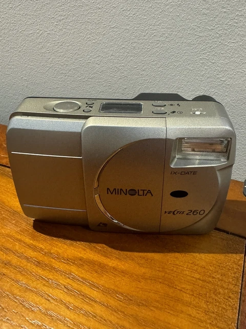 MINOLTA VECTIS 260 Point And Shoot Aps Film Camera Zoom 25-65Mm Tested ...