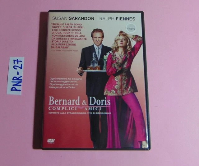 DVD BERNARD & Doris Complici Amici Susan Sarandon Ralph Fiennes Fuori ...