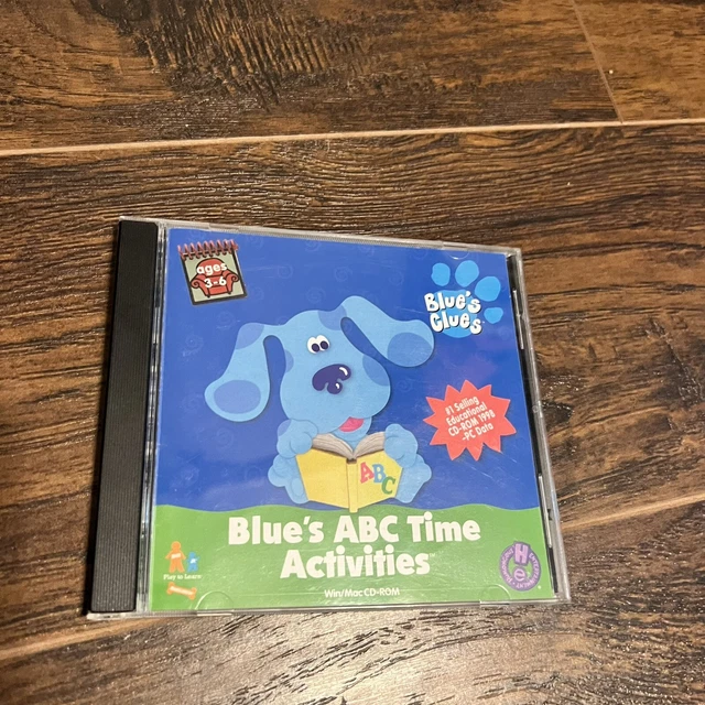 BLUE'S CLUES ABC TIME ACTIVITIES Windows/MAC Game Jewel Case CD-ROM ...