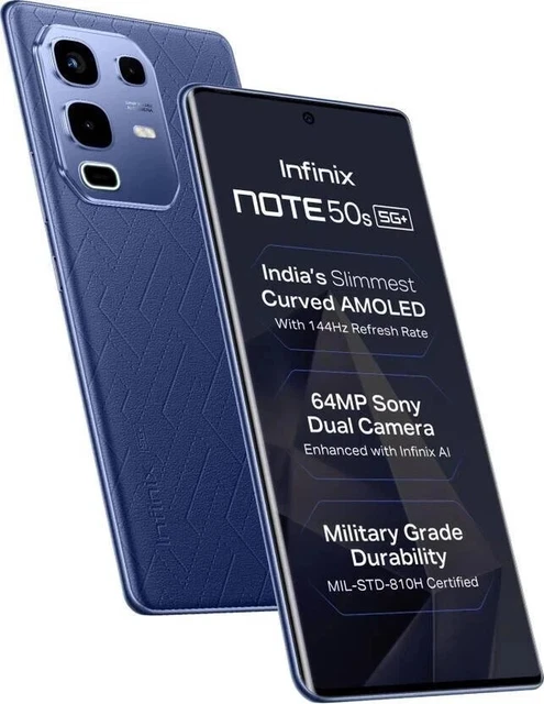 INFINIX NOTE 50S 5G+ (Blue 256GB 8GB RAM) Global Version NO TARIFFS IN ...