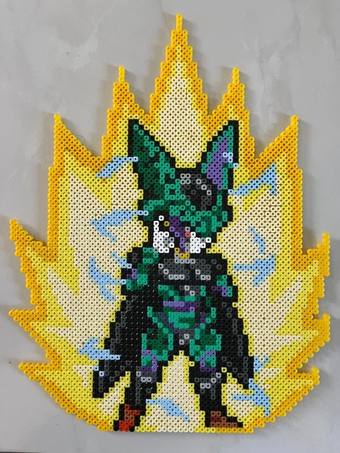 PIXEL ART / Perles A Repasser Dragon Ball Cell En Mode Fusion EUR 19,00 ...
