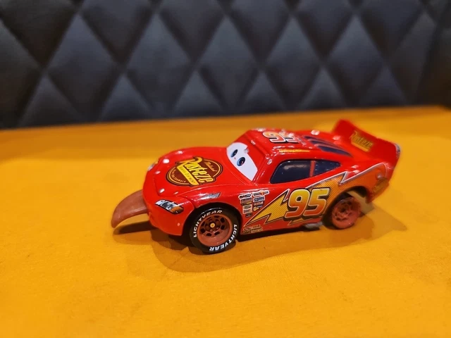 DISNEY PIXAR CARS Lightning McQueen Finish Line Tongue Out 1 :55 ...