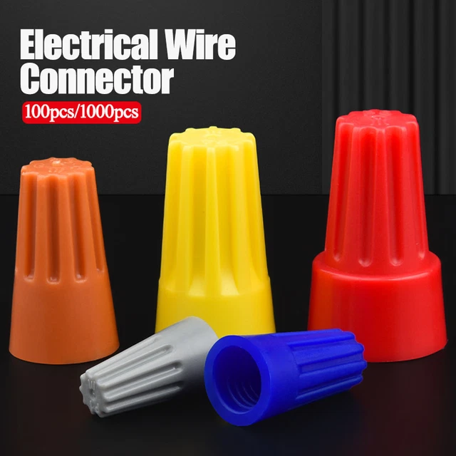 ELECTRICAL WIRE CONNECTORS Twist Nuts Caps Secure Connection for ...