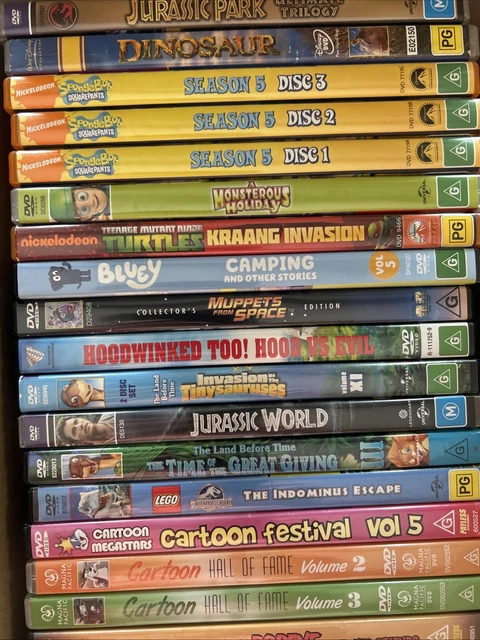 30 KIDS DVDS Kids Children Movies Bundle Bulk Lot -PRE OWNED #6000 $88. ...