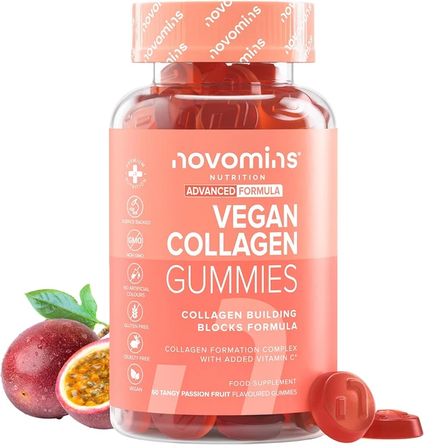 VEGAN COLLAGEN GUMMIES - Vegan Collagen with Added Vitamin C, BCAAs ...