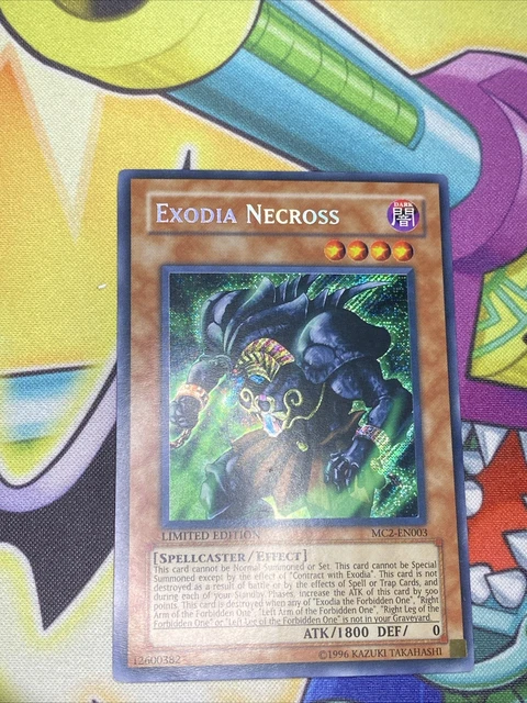 YUGIOH MC2-EN003 EXODIA Necross Secret Rare Limited Edition EUR 32,05 ...
