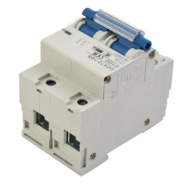 DC CIRCUIT BREAKER, 440V 2 Pole Dual MCB Type C Solar Circuit Breaker ...
