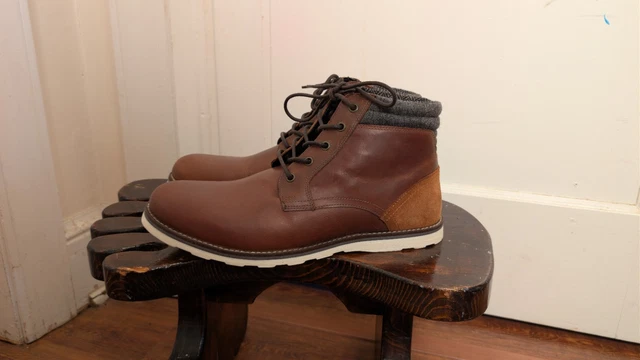 CREVO JAVIAR BOOTS -Chestnut Brown-Leather Lace Up Boots-Men's Size 13 ...