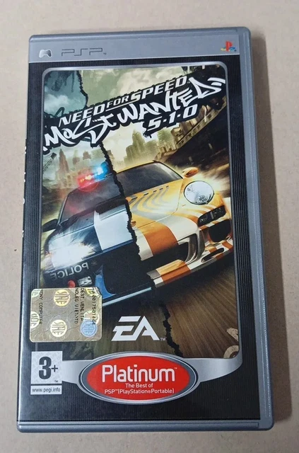 NEED FOR SPEED Most Wanted 5-1-0 Psp Platinum - Ottime Condizioni ...