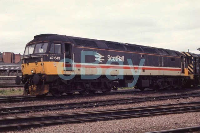 35MM RAILWAY SLIDE of Class 47 47643 @ Inverness Copyright to Buyer £4. ...